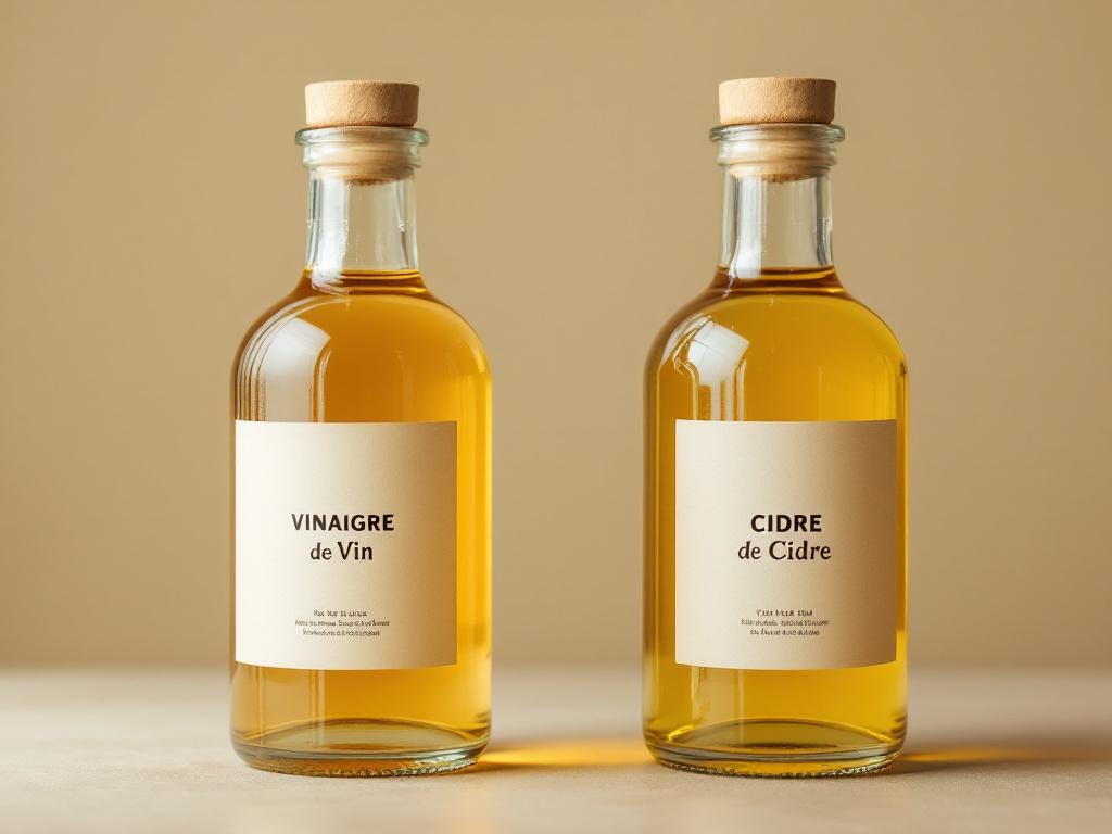 Quelle est la différence entre vinaigre de vin et vinaigre de cidre