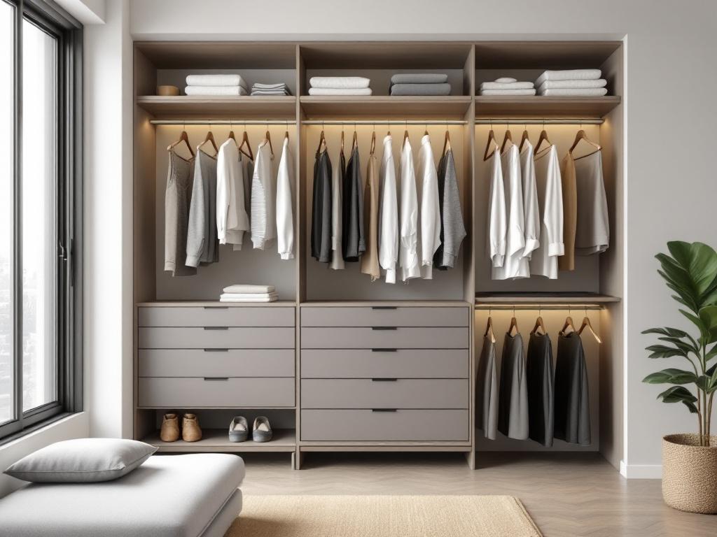 Optimiser son espace dressing même dans un petit logement
